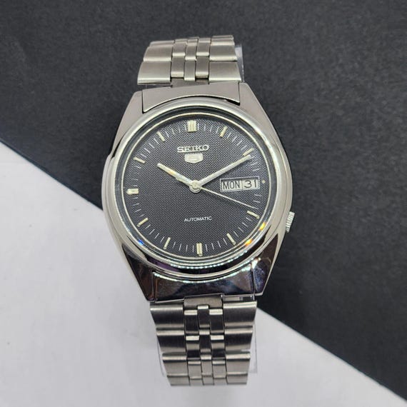 Vintage 1979 Original Seiko 5 Automatic 7009-876A Bla… - Gem