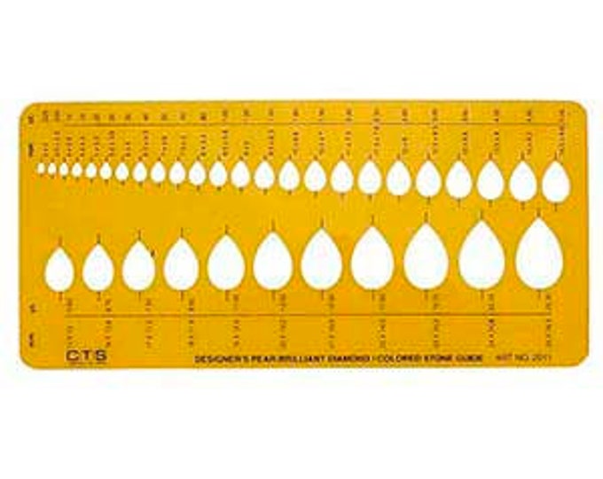 Pear Teardrop Stencils Template for Opals Turquoise Cabochons Teardrops ...