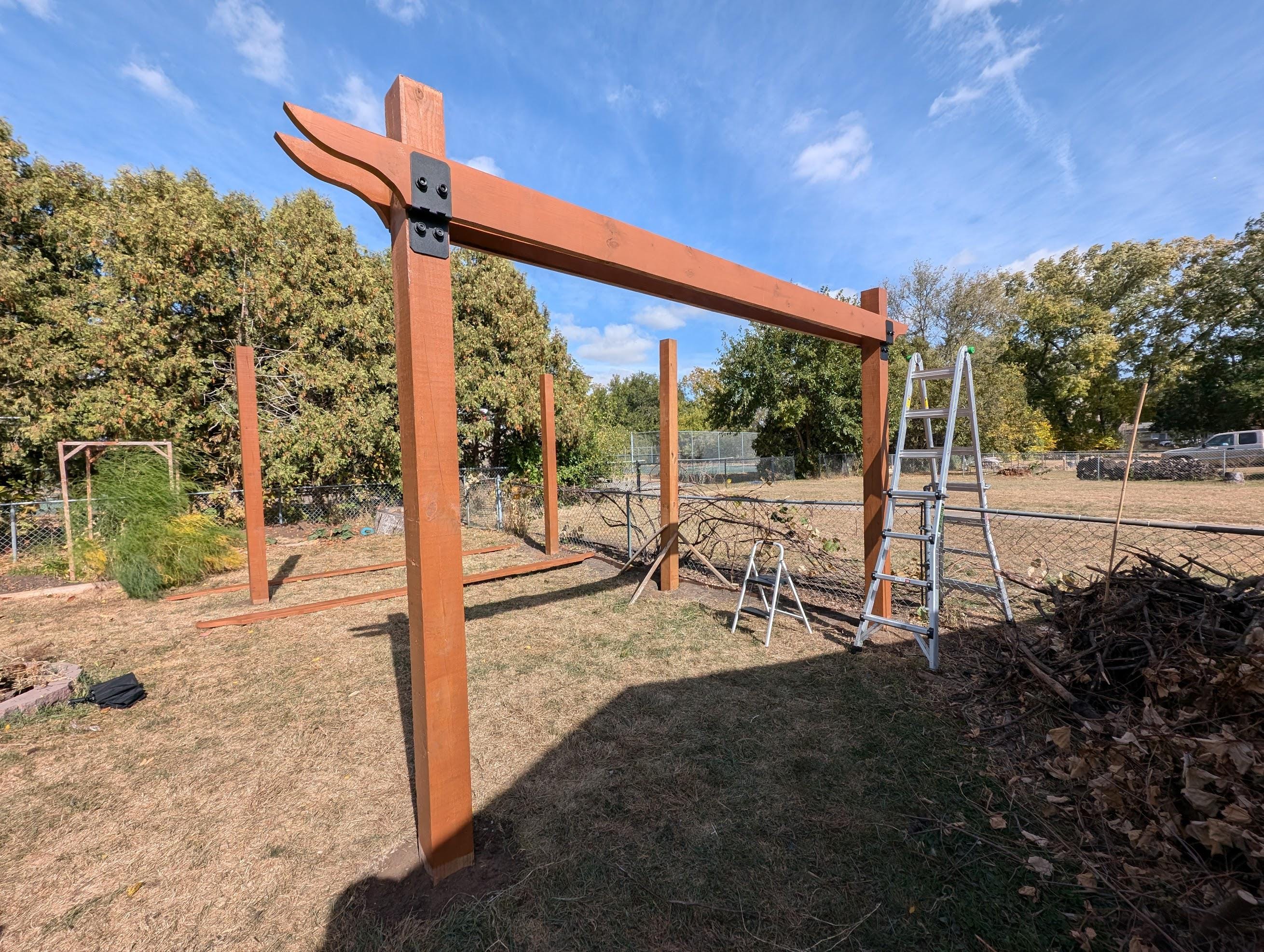 Large Custom 16'x20' DIY Pergola Plans | Detailed Blueprints + Material ...