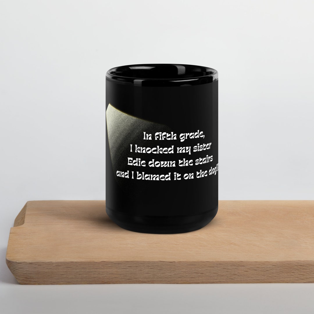 Goonies Confessions Black Glossy Mug - Etsy