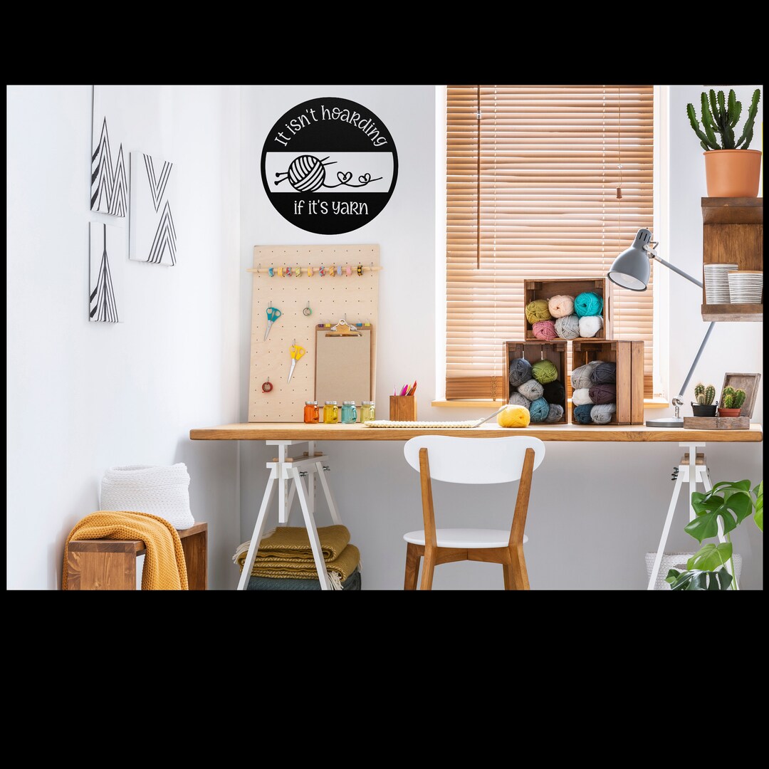 Custom Crochet Room Sign Wall Art - Etsy