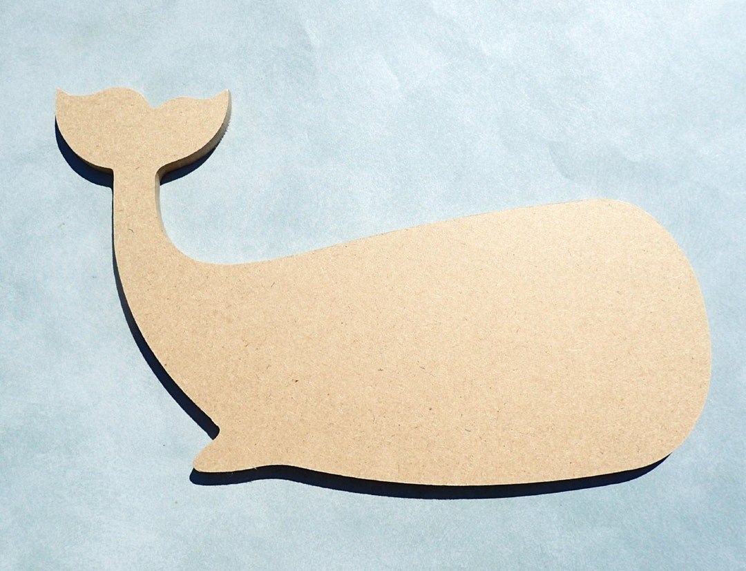 Whale Plaque - Mosaic Base - THIN Unfinished MDF - Etsy