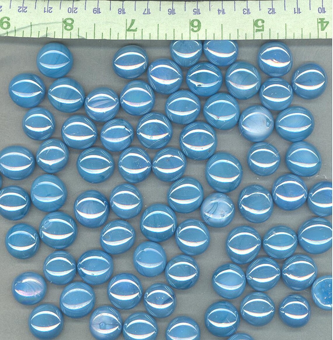 Mini Glass Gems Iridescent Light Blue Mosaic Tiles Set of - Etsy