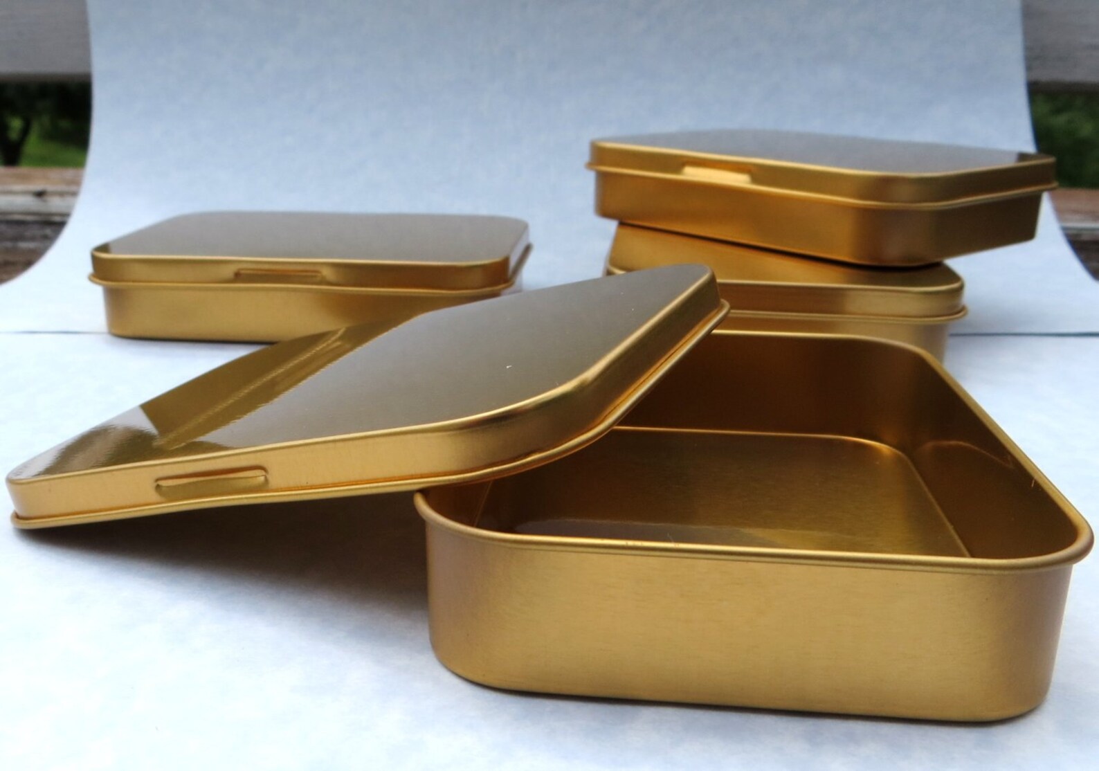 Copper Tin With Lid Use for Your Pendants Magnets Favors and - Etsy