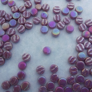 Raspberry Pink MINI Iridescent Glass Drops - 50 Grams - Over 100 Mosaic ...