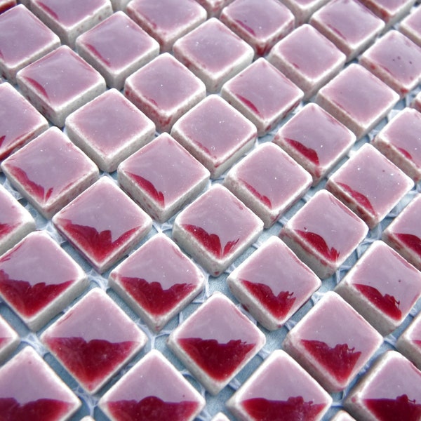 Burgundy Ceramic Tiles - Etsy