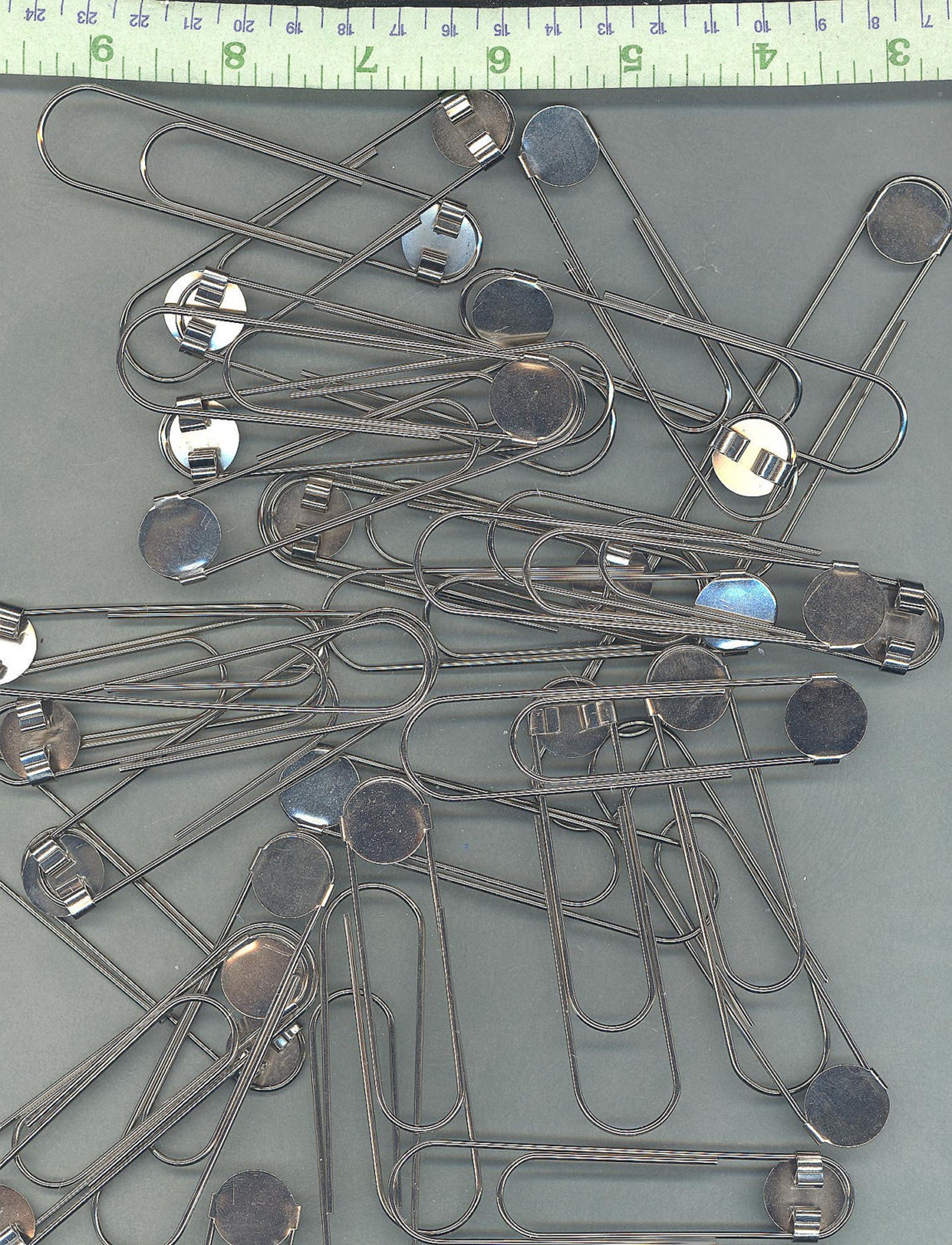 Giant Paper Clip Book Mark With Glue Pad Decorate With - Etsy