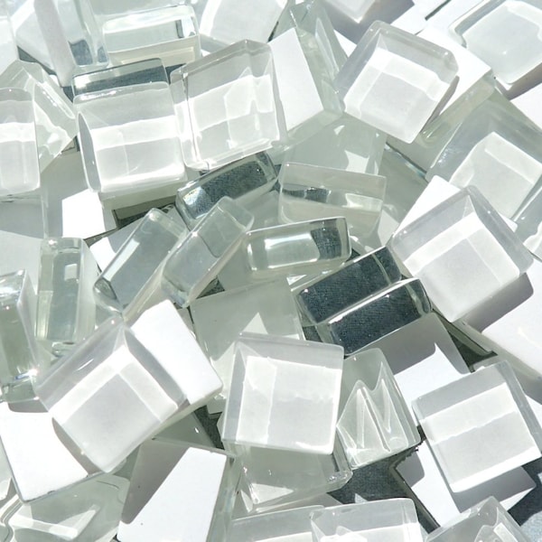 Clear Glass Tiles - Etsy