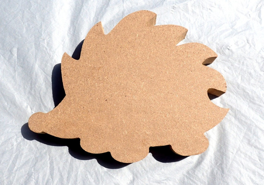 Hedgehog Plaque - Art Base - Unfinished MDF Small 6 Inch DIY Sign - Etsy