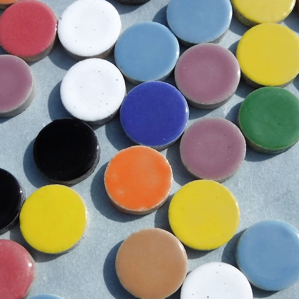 Round Ceramic Tiles - Etsy