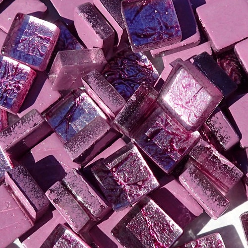 Copper Orange Foil Mini Square Crystal Tiles 10mm 50g | Etsy