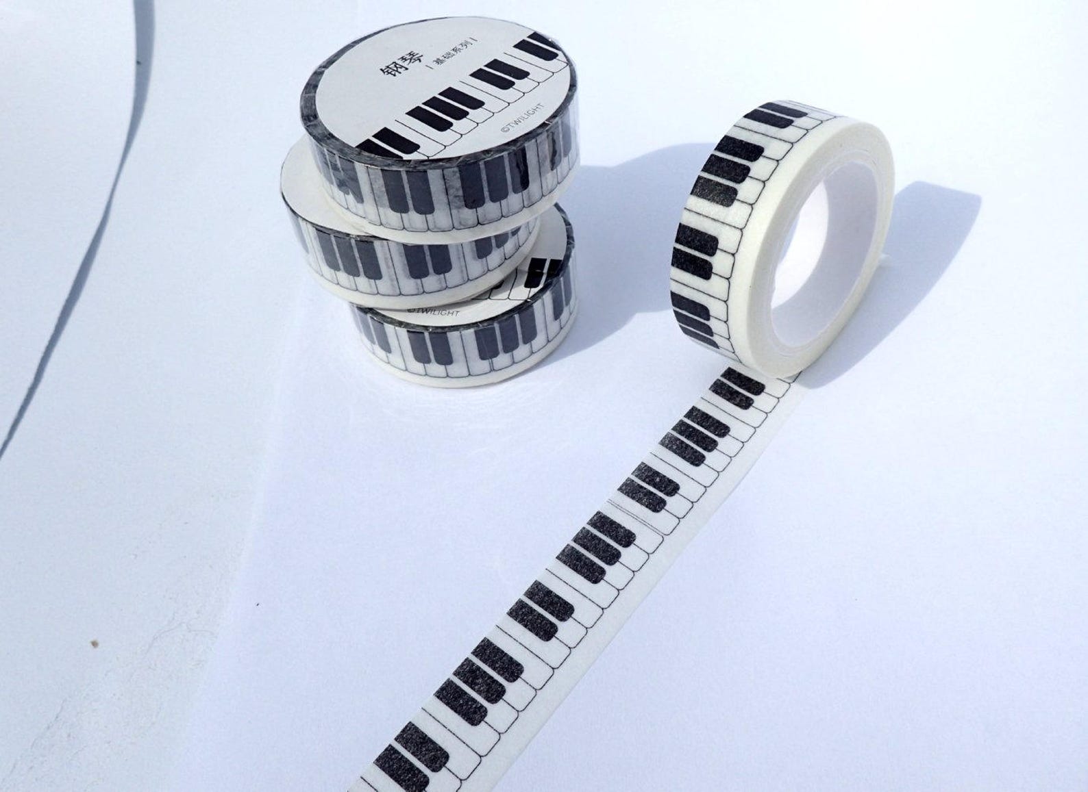 Piano Keys Washi Tape Musical Keyboard Paper Tape Great for - Etsy