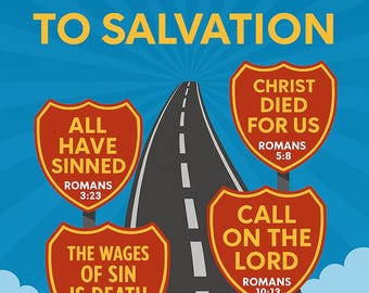 The Road to Salvation Printable Craft for Kids Sunday School Bible ...