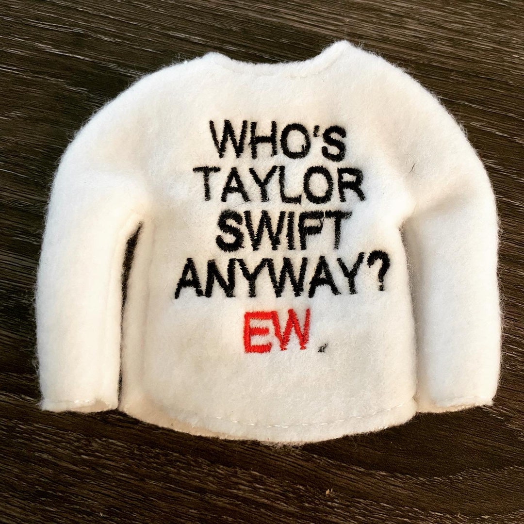 Who’s Taylor Swift Inspired Elf Doll Sweater - Etsy