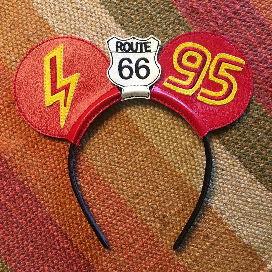 Lightning Mcqueen Cars Mickey Ears - Etsy