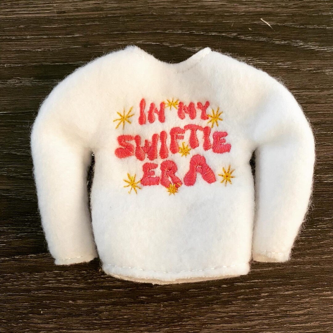 Taylor Swift in My Swiftie Era Inspired Elf Doll Sweater - Etsy