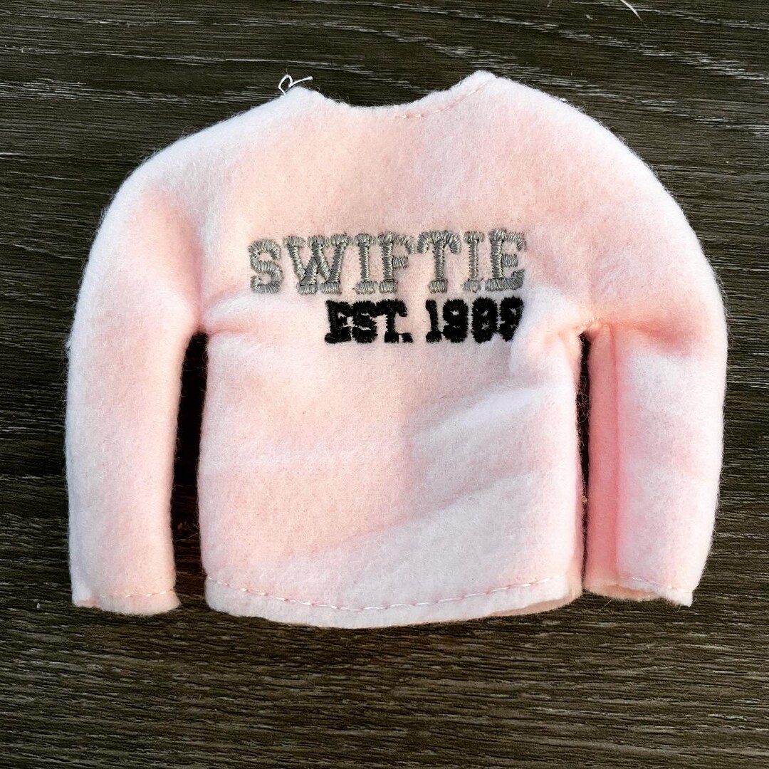 Taylor Swift Inspired Swiftie 1989 Elf Doll Sweater - Etsy