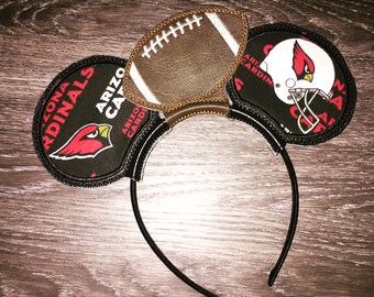 Arizona Cardinals Headband or Hair Bow fits Any Size Head Cardinals ...