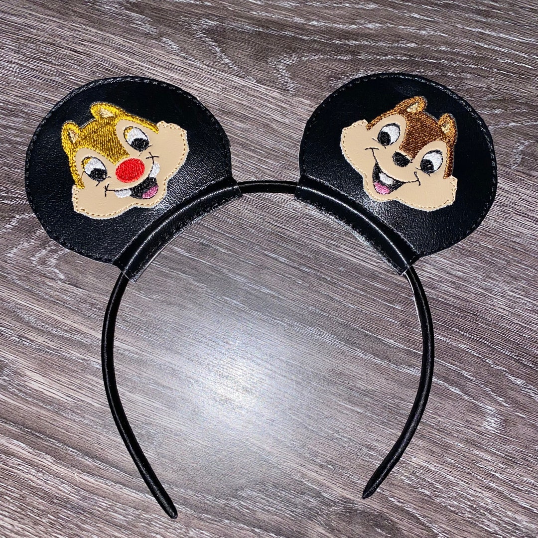Chip N Dale Chipmunks Mickey Ears Headband - Etsy