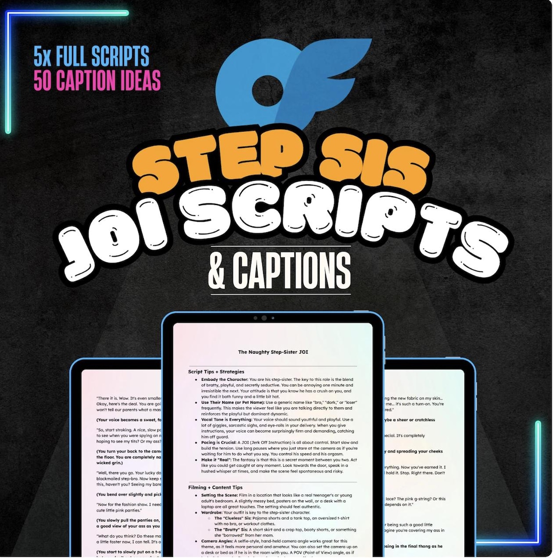 Step-sister JOI Scripts, Taboo Family Roleplay, Bratty Sis, Humiliation ...