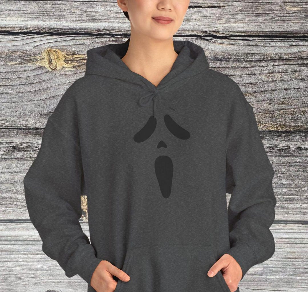 Ghostface Hoodie Various Colours. Cotton Poly Mix Hooded Sweatshirt - Etsy