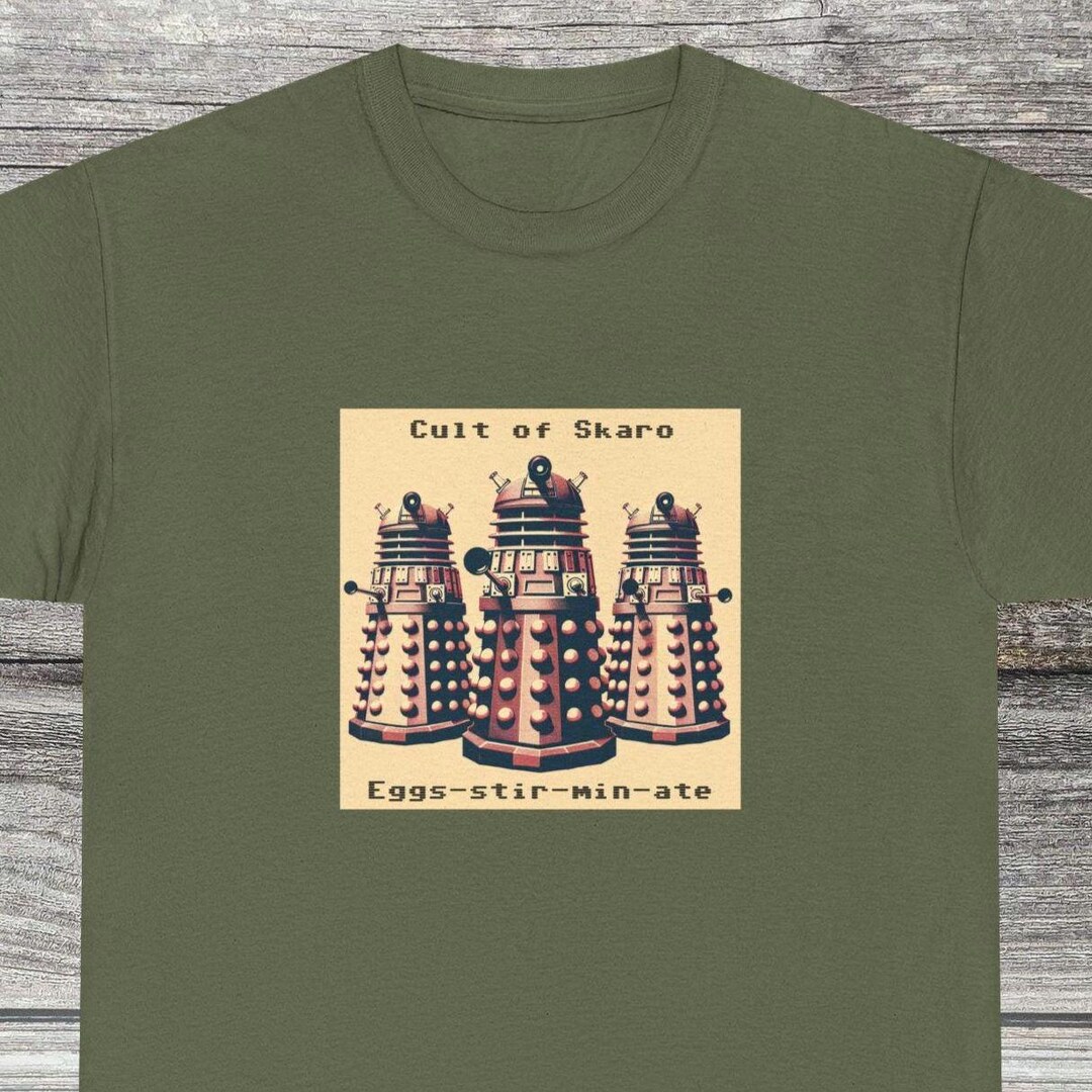 Dalek Cult of Skaro T-shirt, Doctor Who Fan Tee - Etsy UK