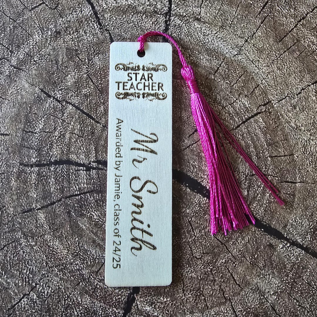 Star Teacher Bookmark, Low Cost Teacher Gift, End of Year Teacher Gift ...