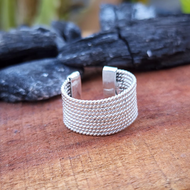Woven Mesh Ring - Etsy