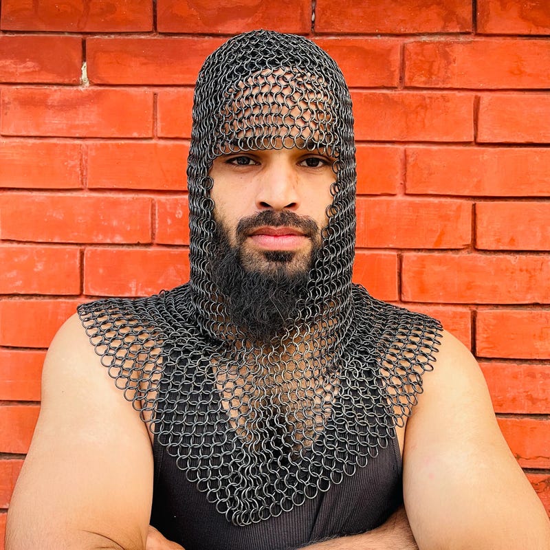 Chainmail Hood - Etsy