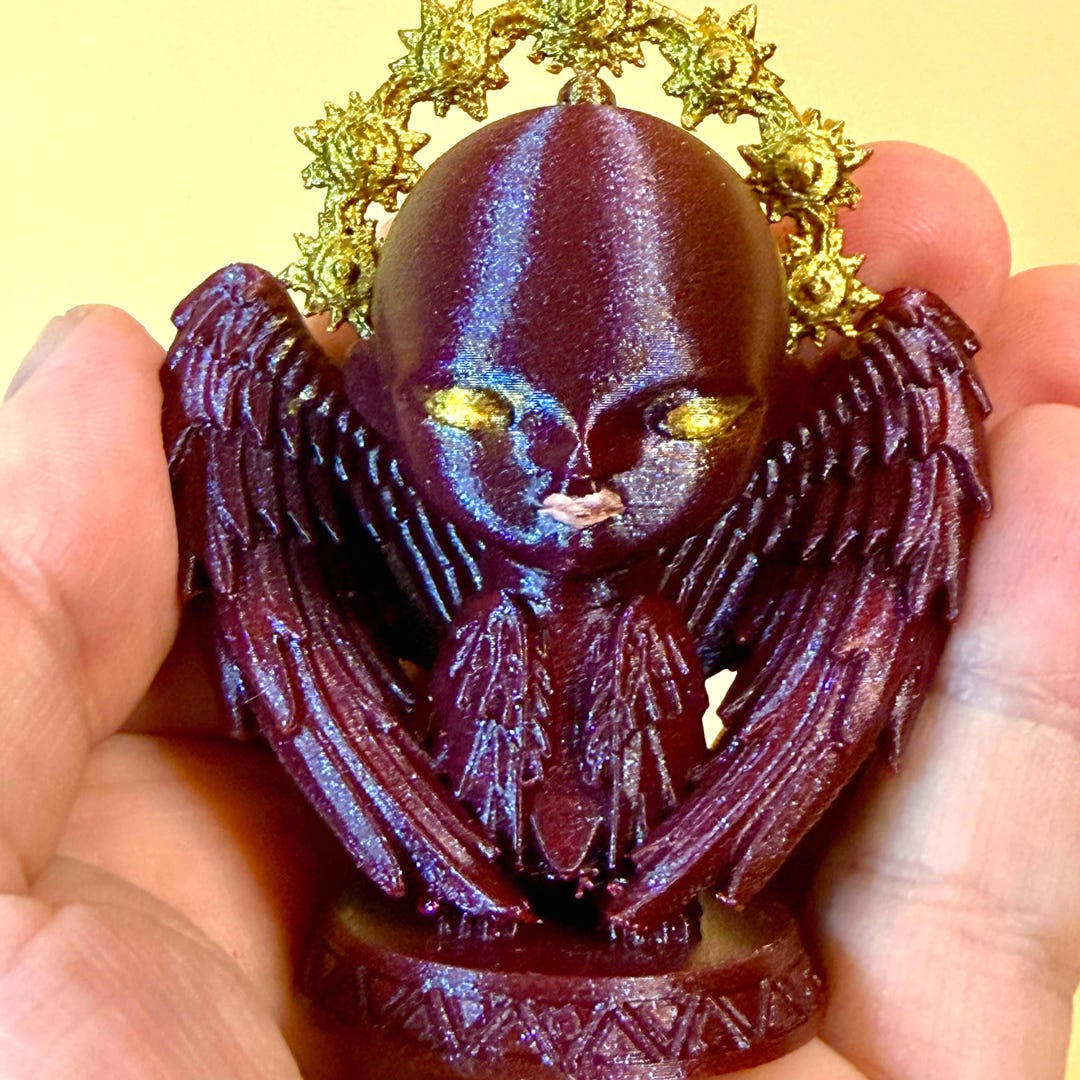 SERAPHIM GUARDIAN Angel — 3D Printed Ritually Blessed Biblically ...