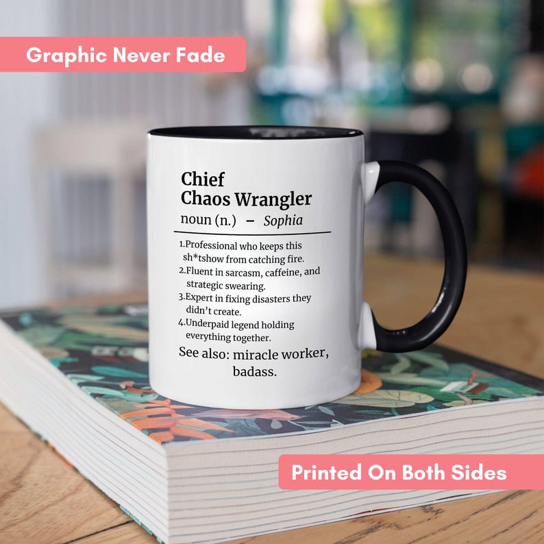Funny Boss Mug Office Humor Coffee Cup Personalized Coworker Gift ...