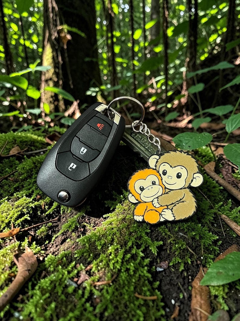 Viral Baby Punch Keychain – Abandoned Baby Monkey Inspired - Etsy