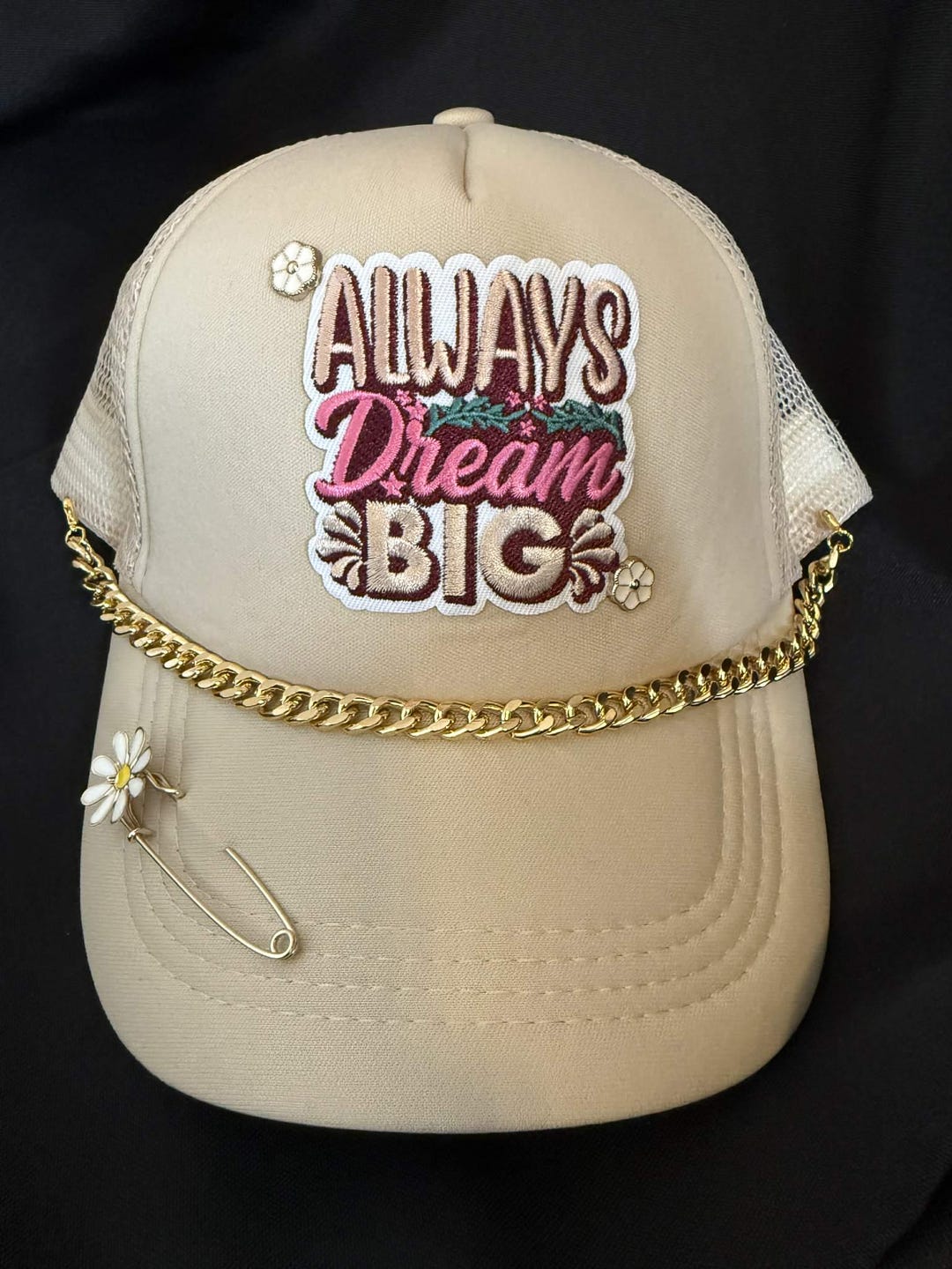 Always Dream Big-beige Foam Trucker Hat - Etsy