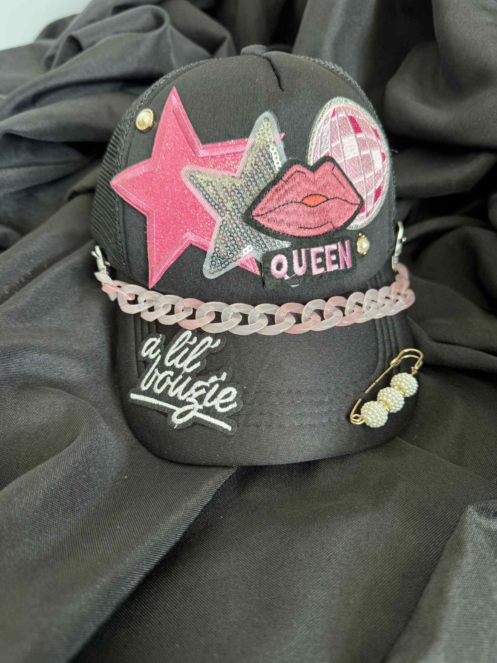 Preppy Queen Trucker Hat-black - Etsy