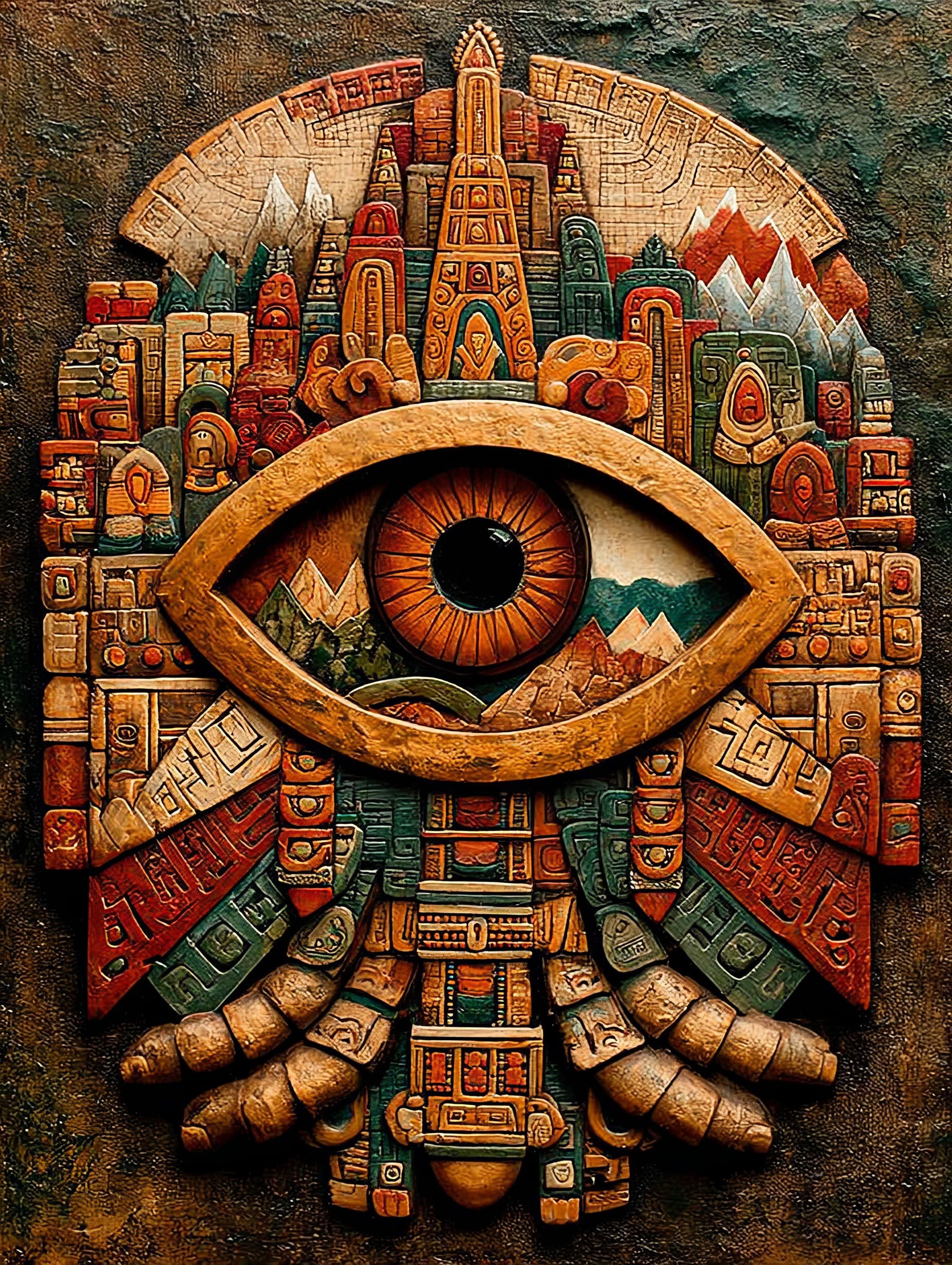 Aztec Art Prints: Ancient Glyph Designs for Wall Art & Phone Cases ...