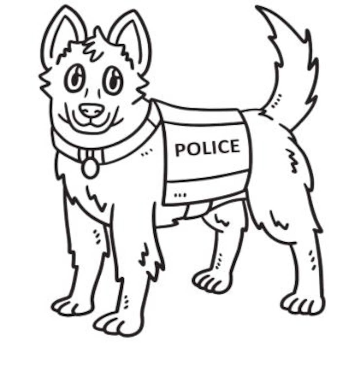 Police Activity Pack – 35+ Kids Printable Pages, Educational Coloring ...