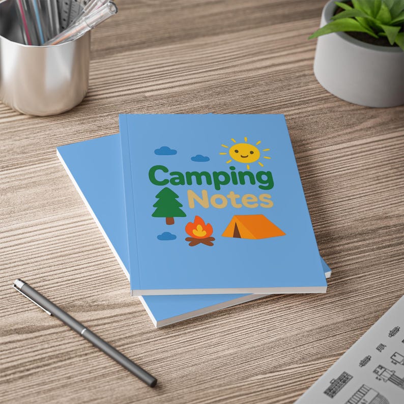 Kids Camping Adventure Notebook, Outdoor Travel Journal, A5 - Etsy