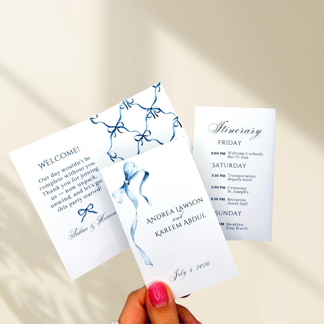 Bifold Hotel Key Card Holder Template | Editable Canva Wedding Envelope ...
