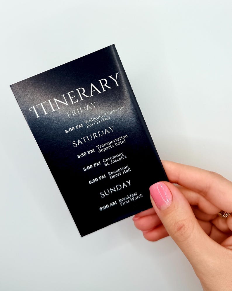 Bifold Hotel Key Card Holder Template | Editable Canva Wedding Envelope ...