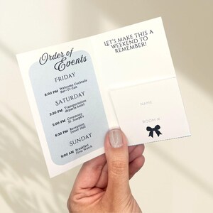 Bifold Hotel Key Card Holder Template | Editable Canva Wedding Envelope ...
