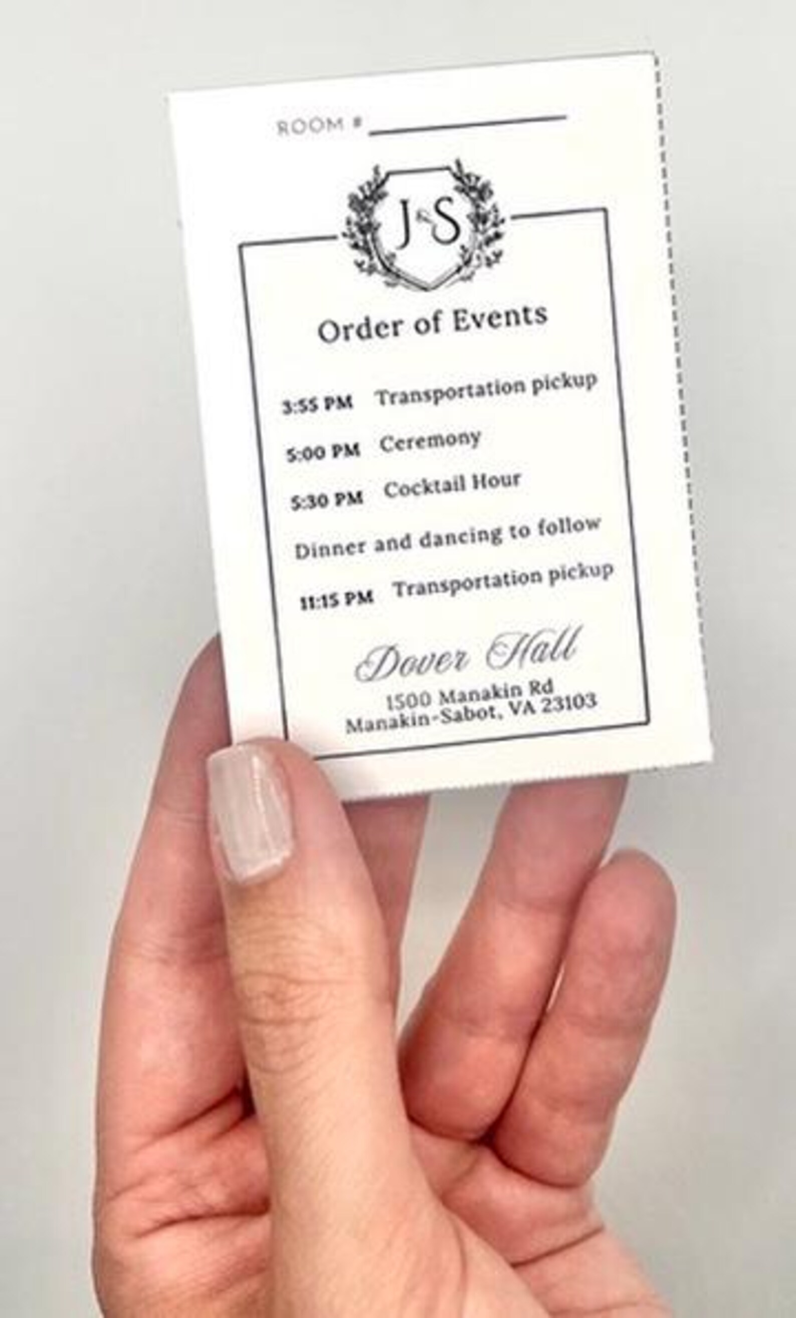 Sleeve Hotel Key Card Holder Template | Editable Canva Wedding Sleeve ...