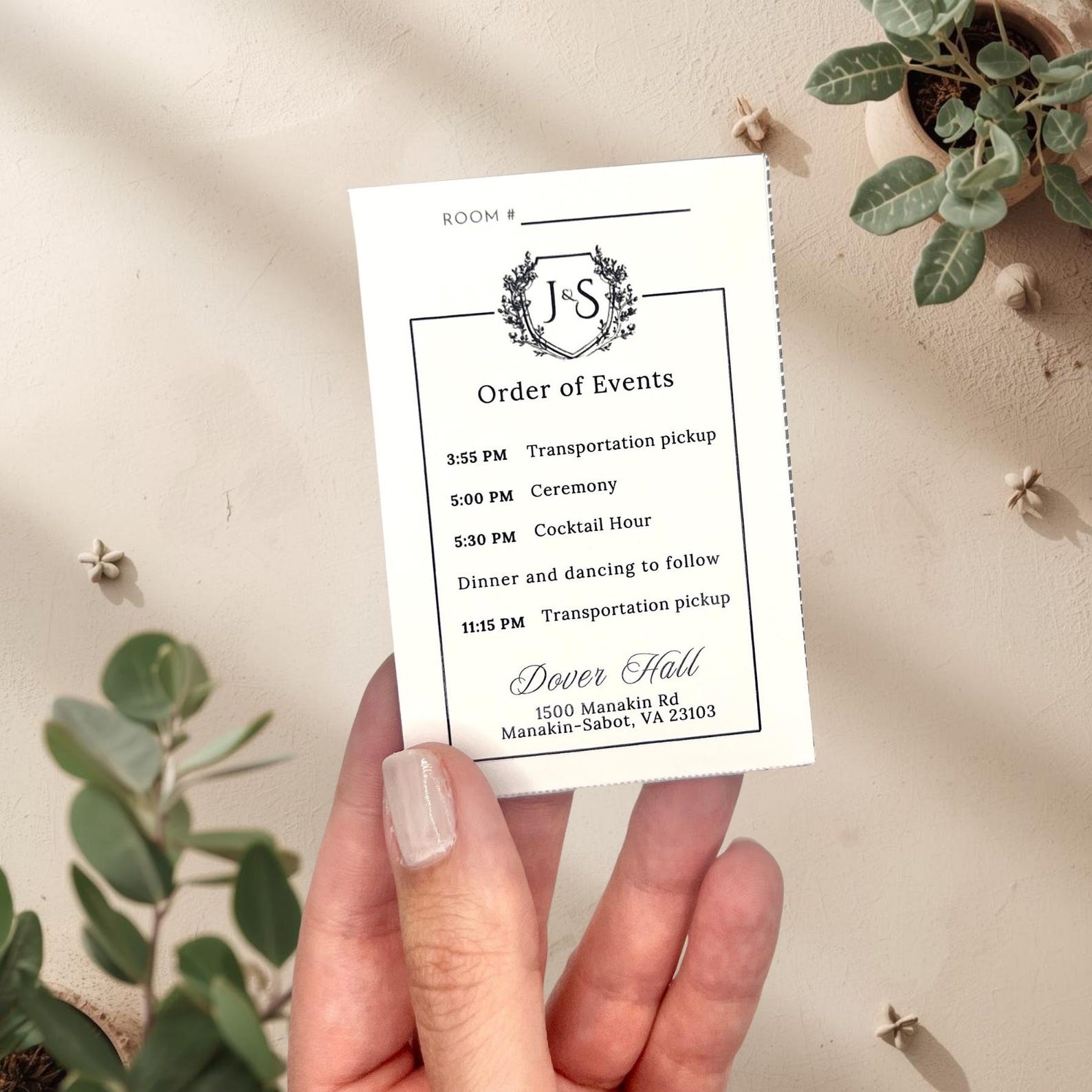 Sleeve Hotel Key Card Holder Template | Editable Canva Wedding Sleeve ...