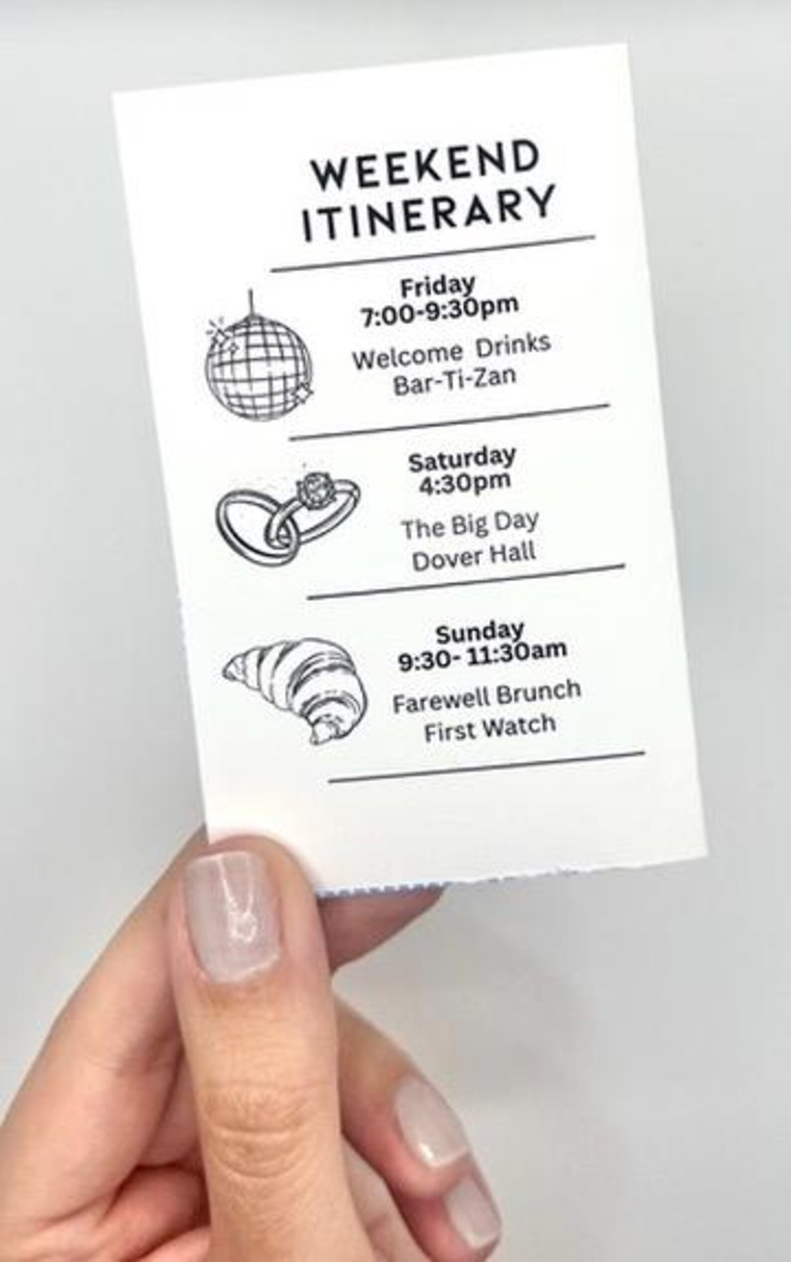 Bifold Hotel Key Card Holder Template | Editable Canva Wedding Envelope ...