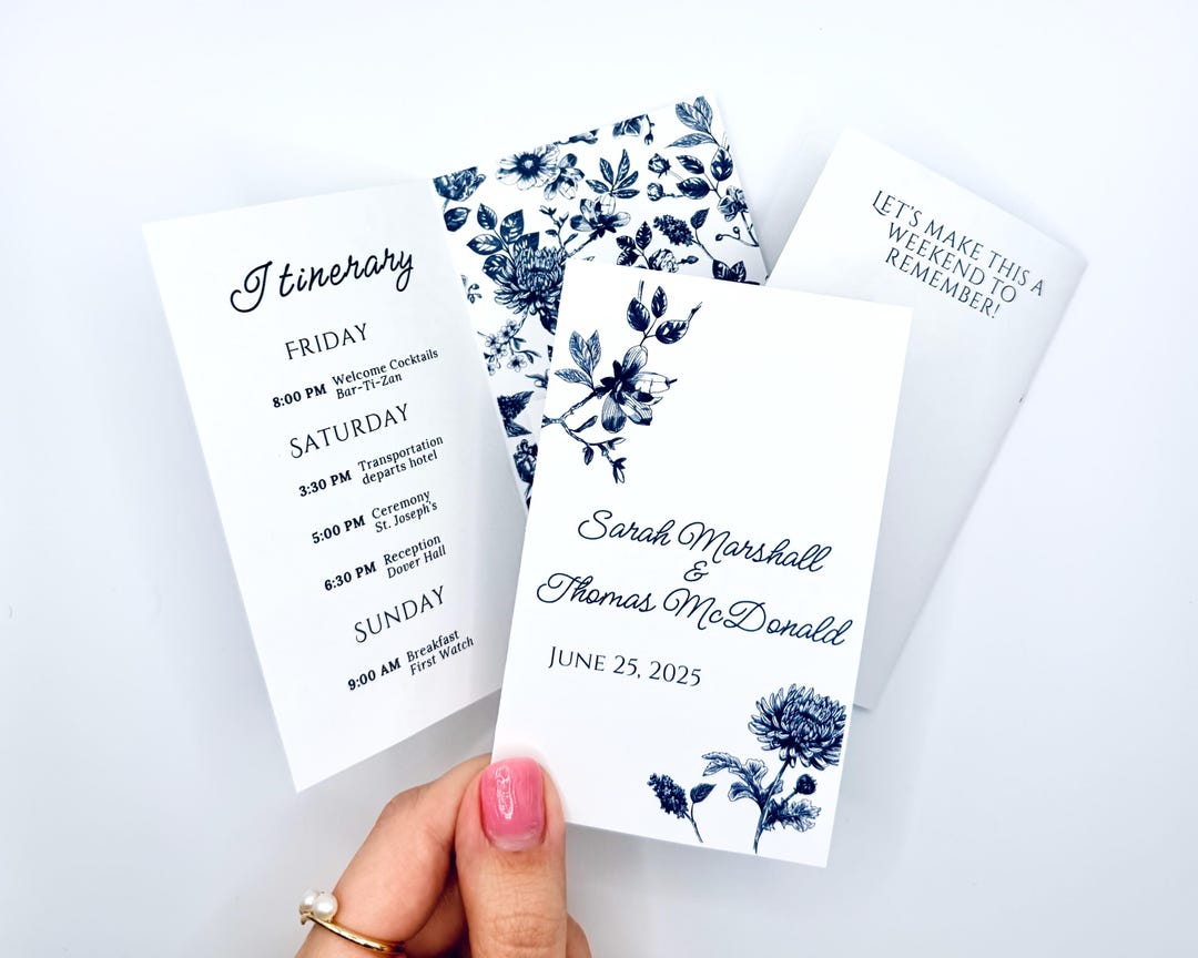 Bifold Hotel Key Card Holder Template | Editable Canva Wedding Envelope ...