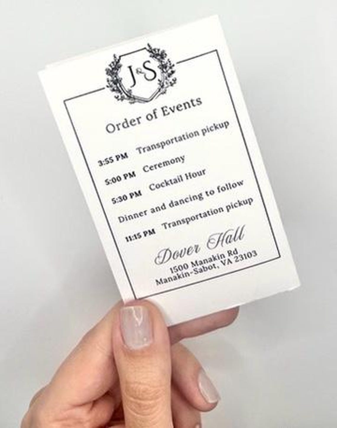 Bifold Hotel Key Card Holder Template | Editable Canva Wedding Envelope ...