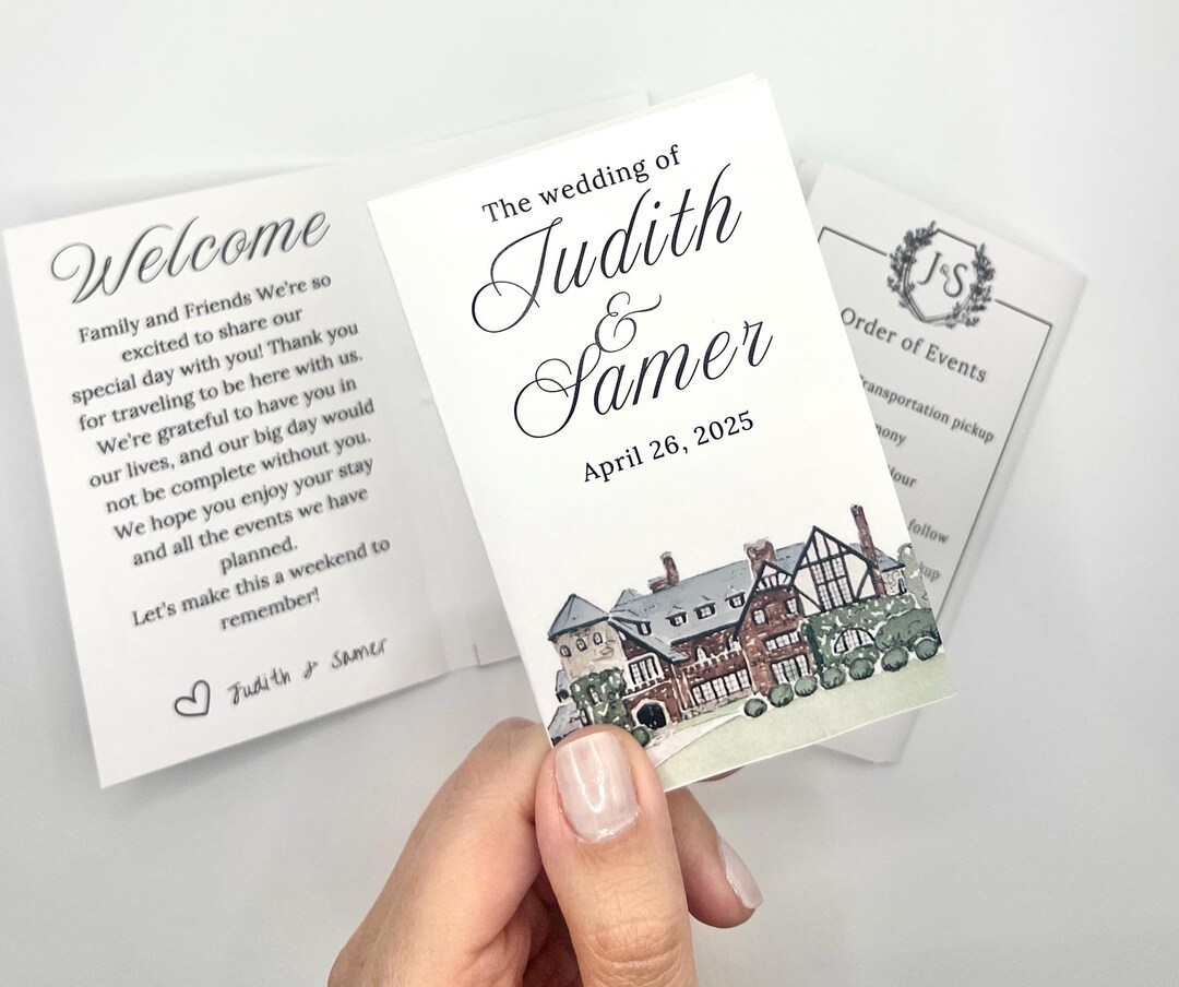 Bifold Hotel Key Card Holder Template | Editable Canva Wedding Envelope ...
