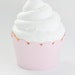 Blush Pink Cupcake Wrappers Wraps Set of 24 Standard or - Etsy