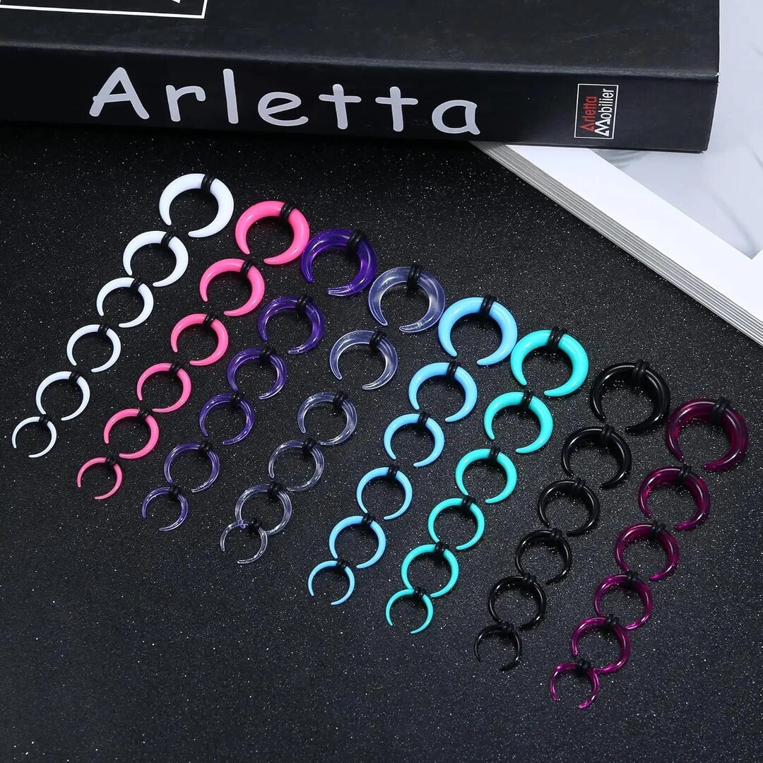 4G–14G Acrylic Septum Stretching Kit | Helix Jewelry, Nose Septum Ring ...