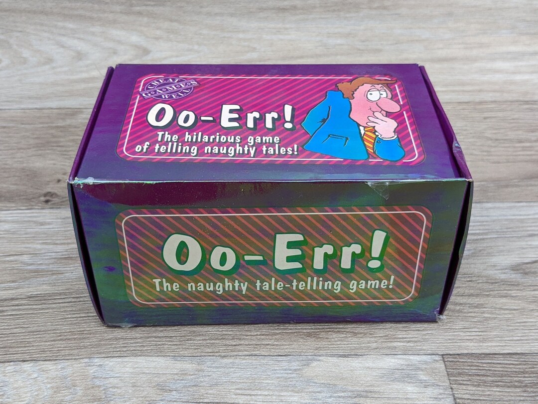 Vintage Retro 1990's Oo-err Board Game complete With Original Box - Etsy