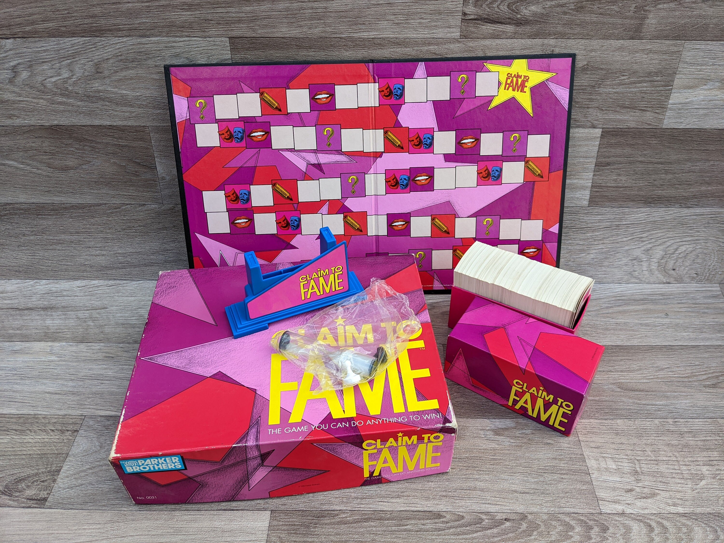 Vintage Retro (1990) Claim to Fame Board Game (complete With Original ...